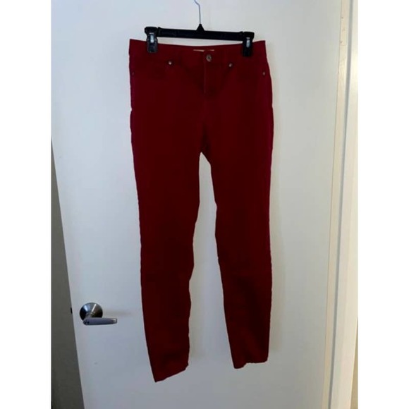 Blue Spice | Jeans | Midrise Red Skinny Jeans Sz Blue Spice | Poshmark